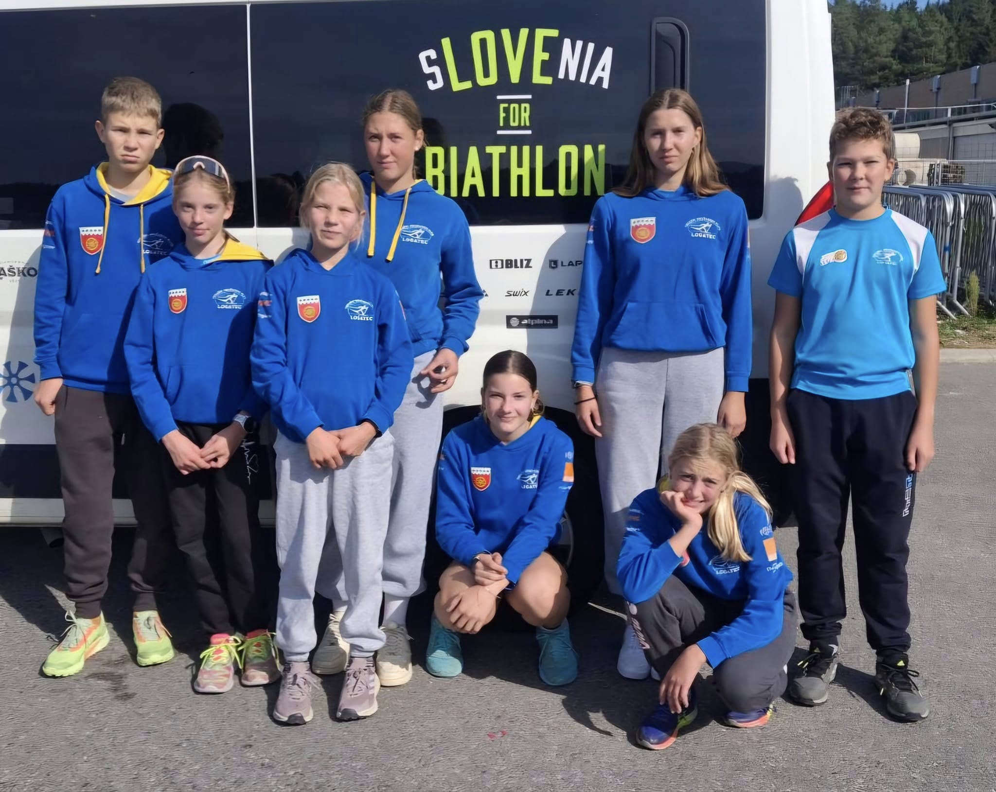 Biatlonci pod Slivnico - TSK Logatec